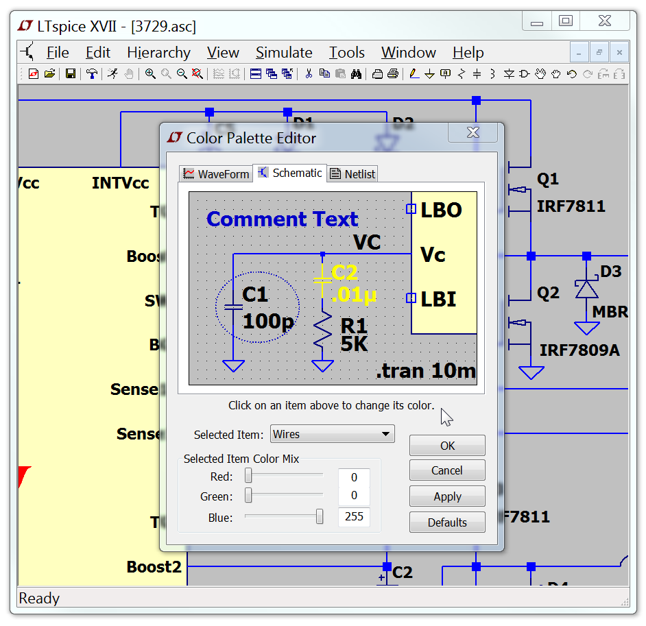 Schematic Colors